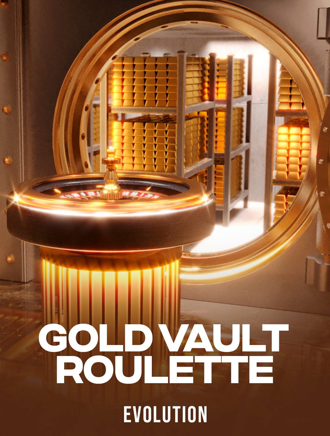 Play Gold Vault Roulette by Evolution - Rainbet